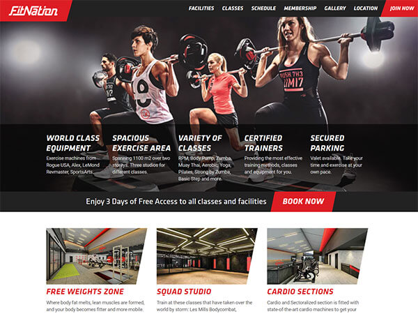FitNation.co.id - A Health & Fitness website by Pixel Studio
